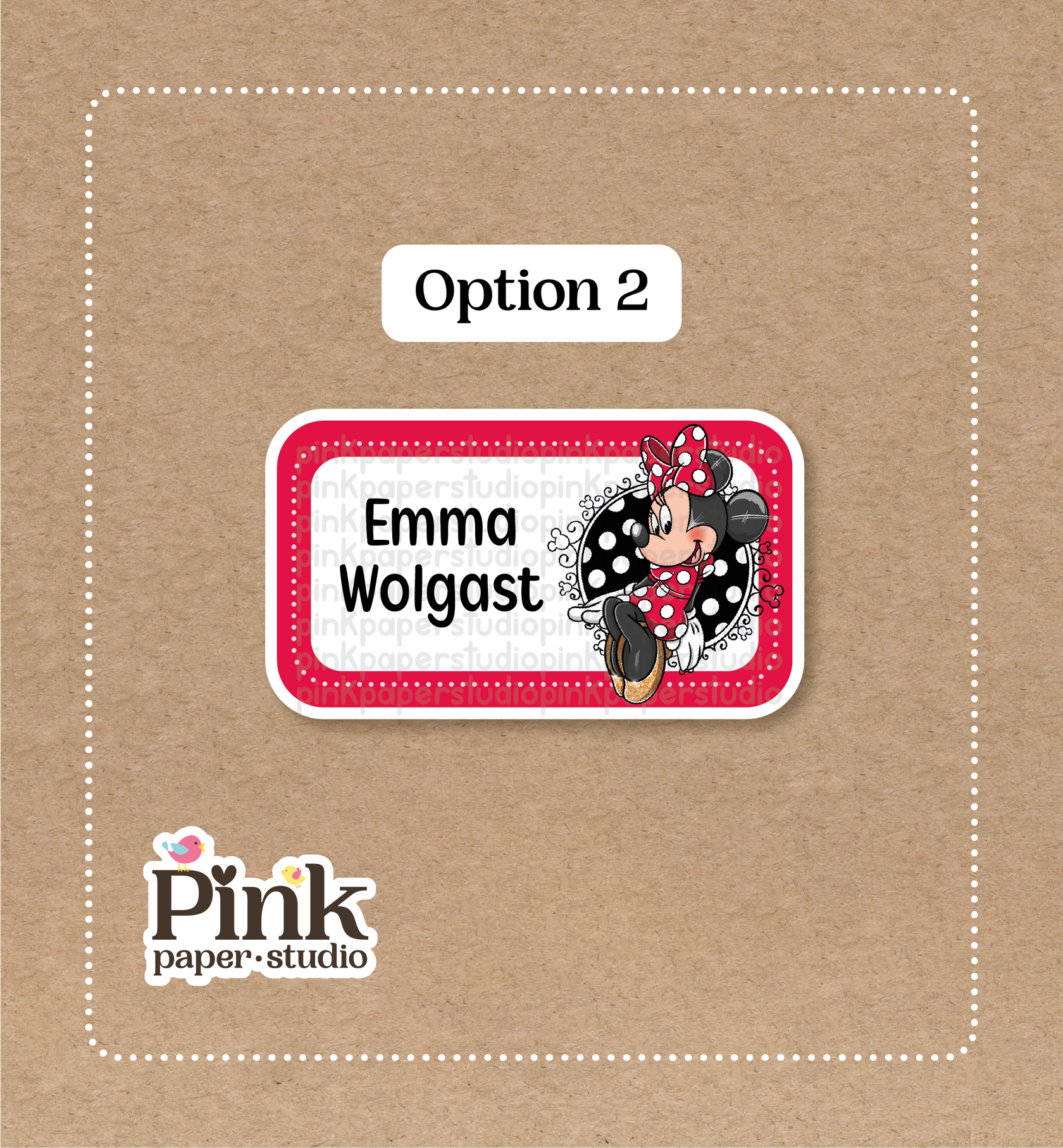 Minnie Mouse • Minnie Mouse Stickers • Set of 12 Stickers – PinkPaperStudio