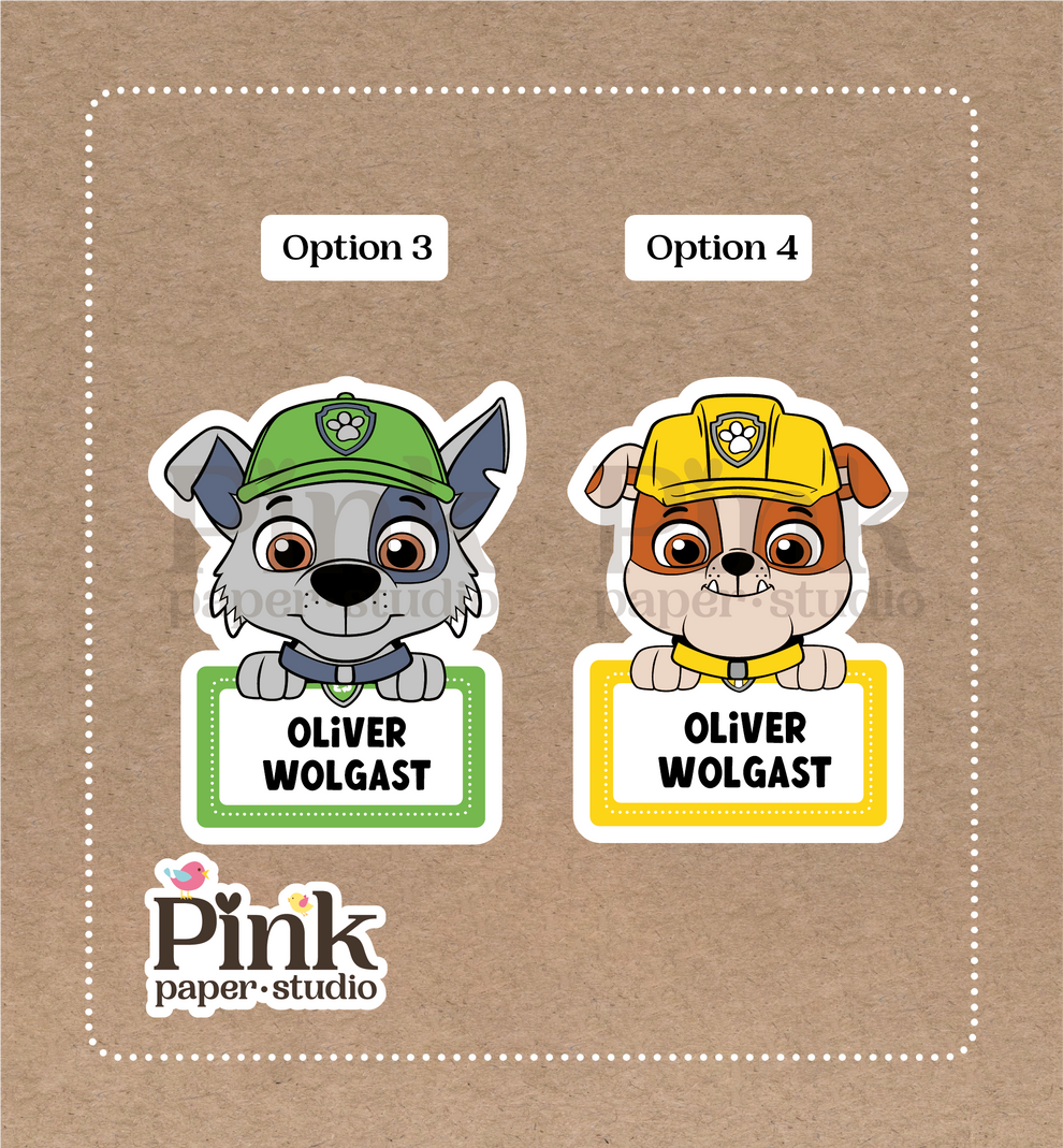 Paw Patrol • Paw Patrol Stickers • Set of 12 Stickers – PinkPaperStudio