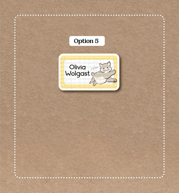 Cute Cats • Cats Labels • Set of 12 Stickers – PinkPaperStudio