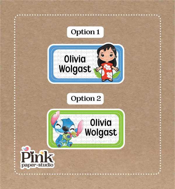 Lilo and Stitch • Lilo and Stitch • Set of 12 Stickers – PinkPaperStudio