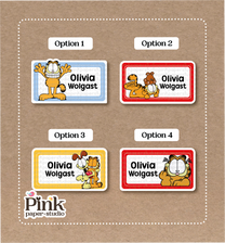 Garfield Stickers • Garfield Labels – PinkPaperStudio