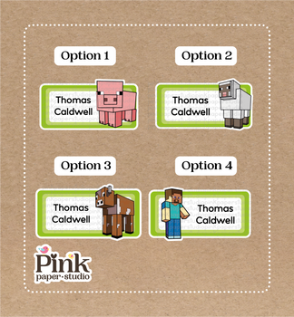 Minecraft Stickers – PinkPaperStudio