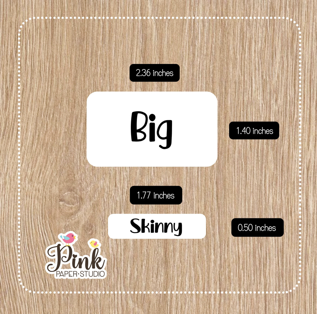 Garfield Set • 9 Big School Name Stickers • 40 Skinny Stickers ...